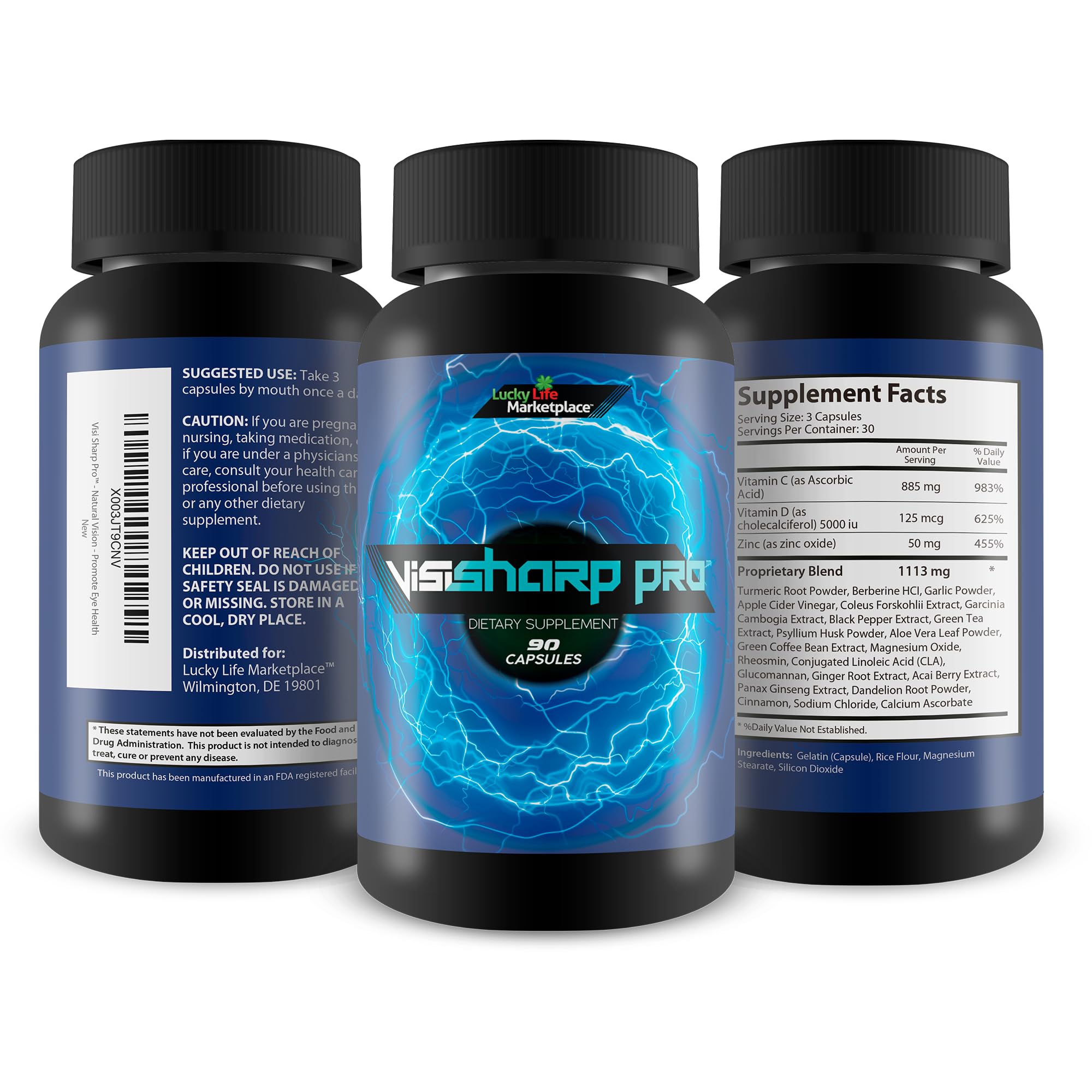 blended vitamins for optimal eye function