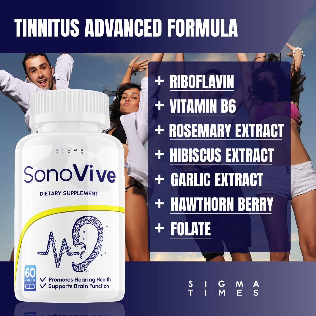 blended vitamins for optimal hearing