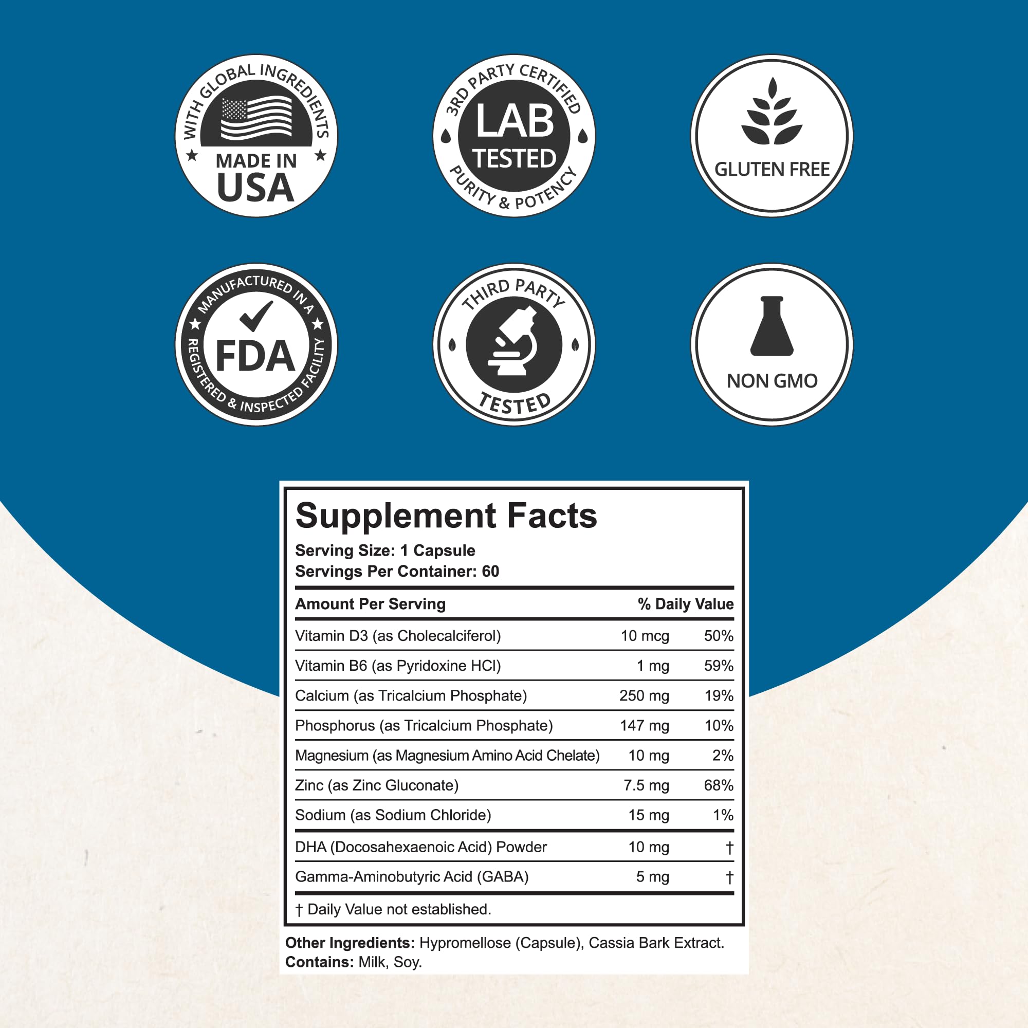 blended vitamins for optimal height increase