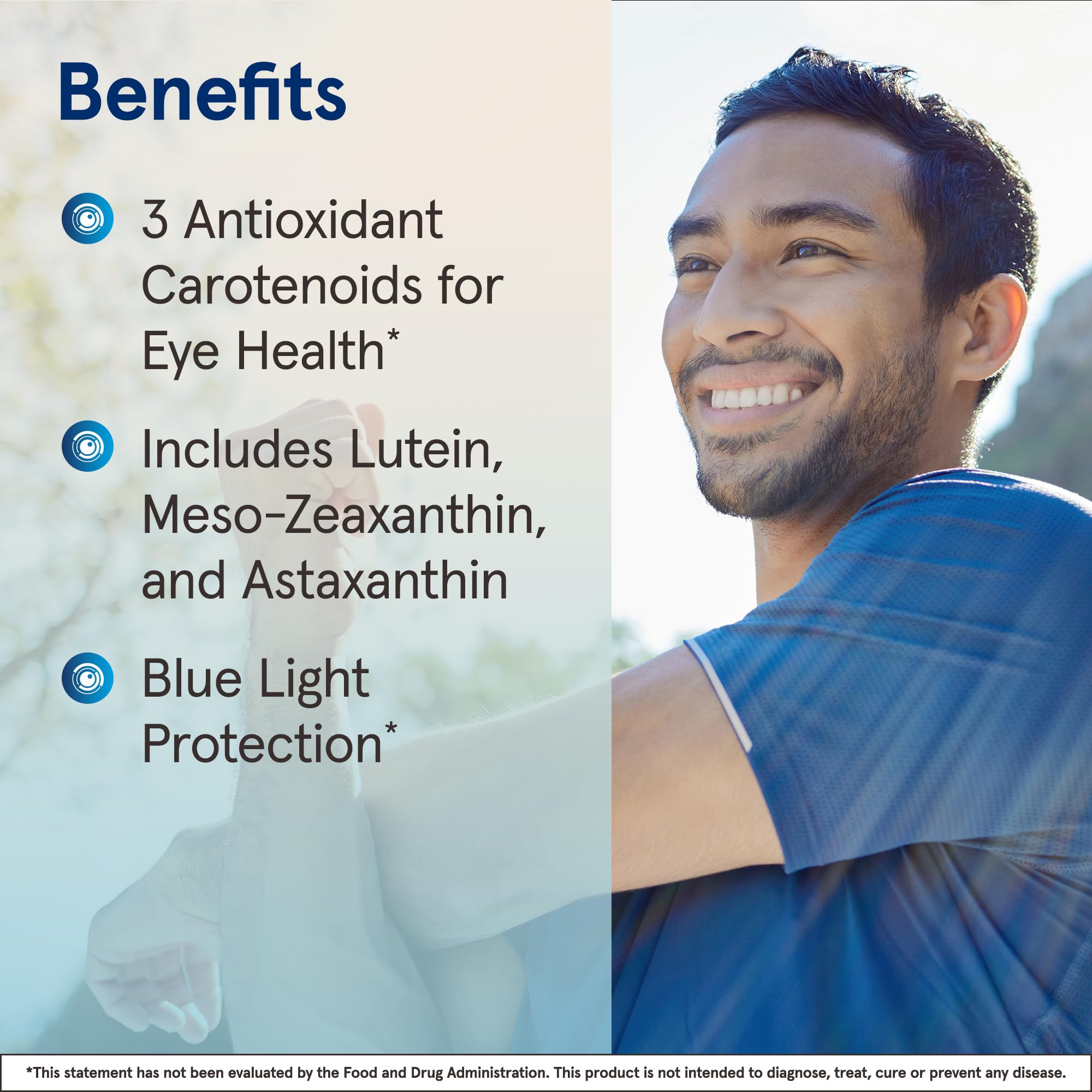 Blended vitamins for optimal vision care