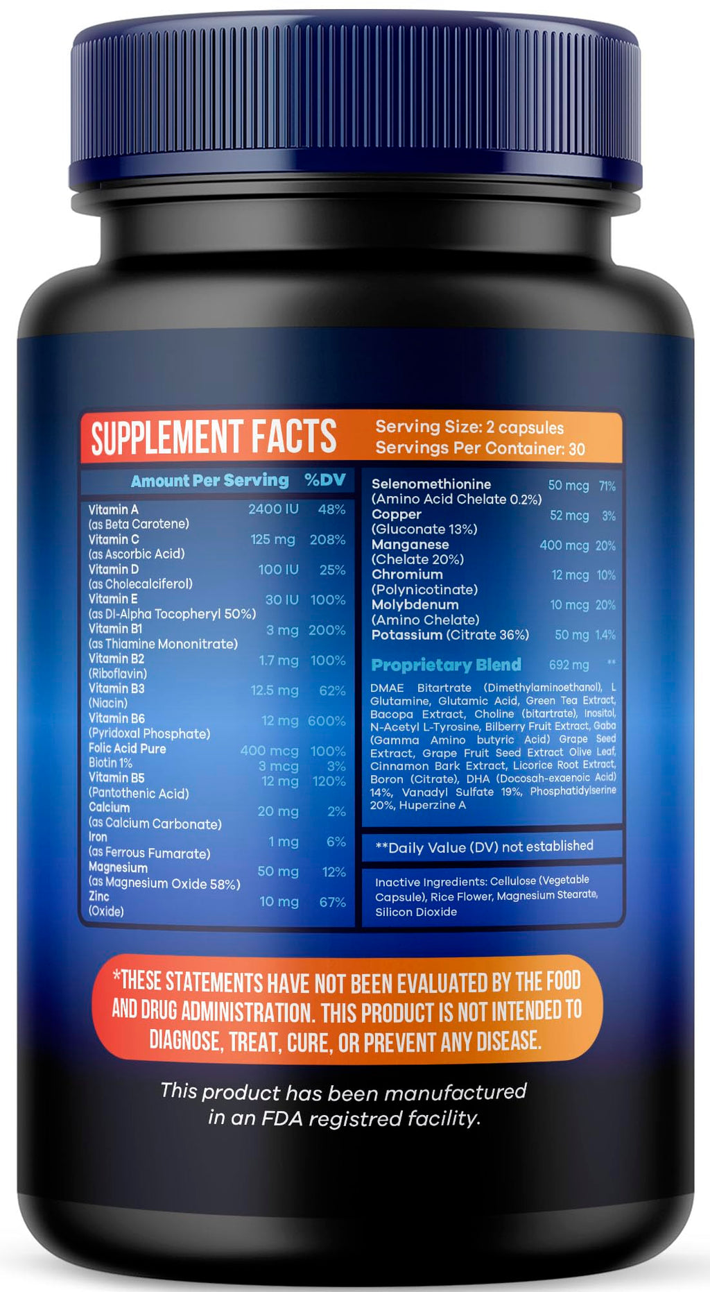 blended vitamins for overall health