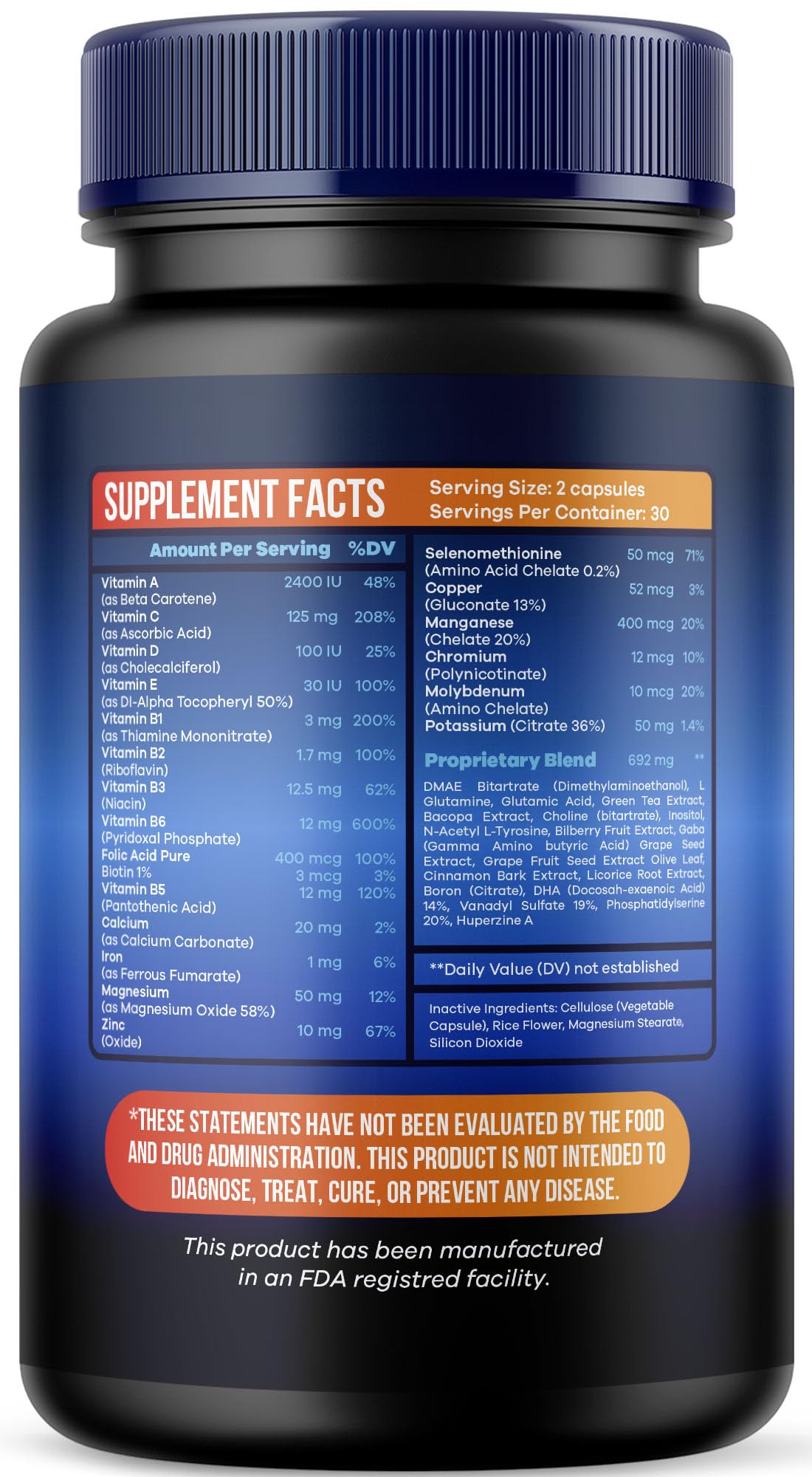 blended vitamins for overall health