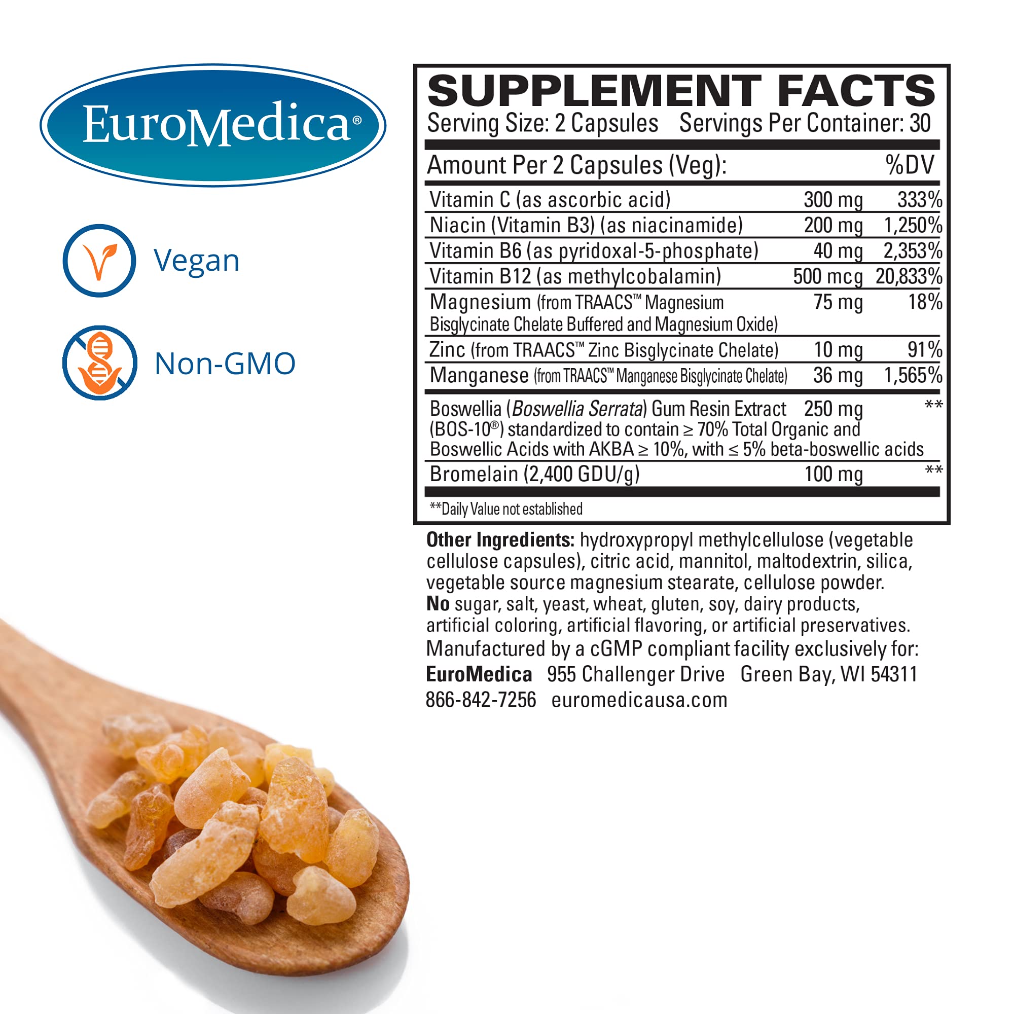 Blended vitamins for overall joint wellness