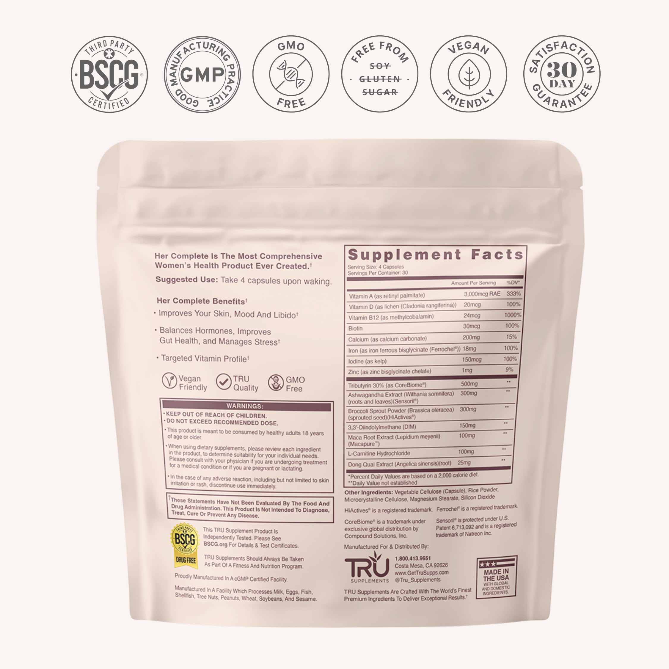 blended vitamins for overall wellness
