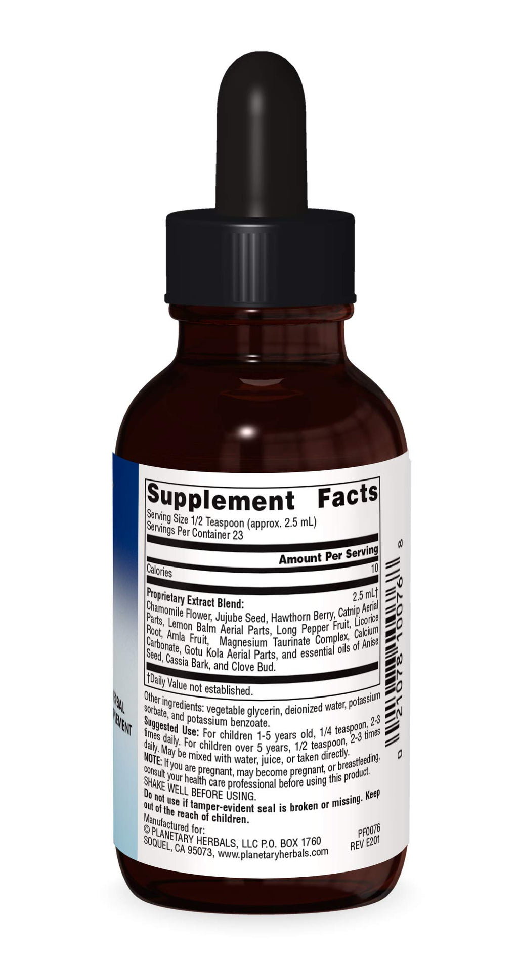 Blended vitamins for relaxation