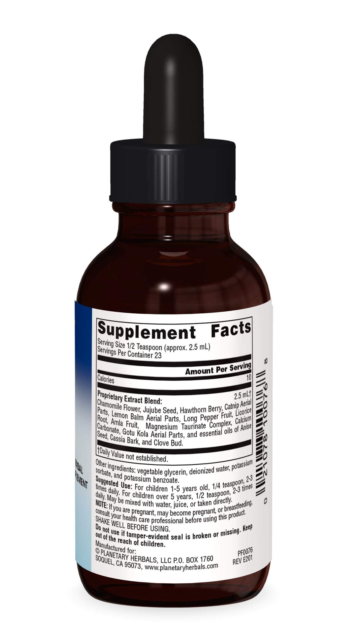 Blended vitamins for relaxation