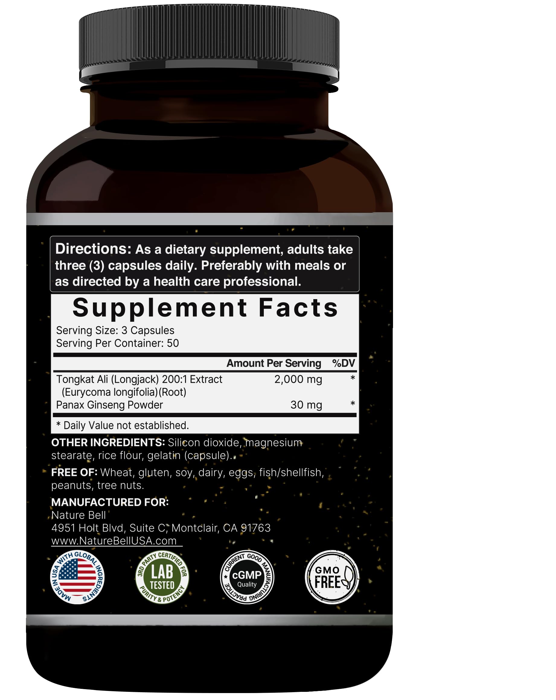 Blended vitamins for stamina enhancement