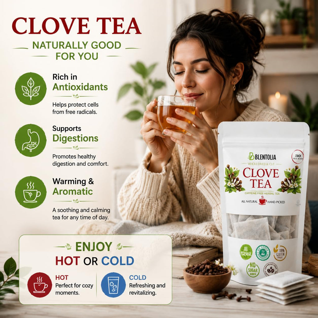 Blentolia whole clove tea for digestion