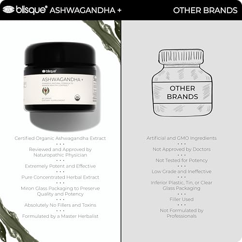 Blisque ashwagandha for improved focus