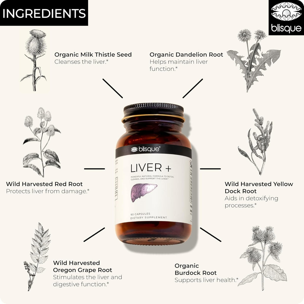 Blisque herbal liver health formula