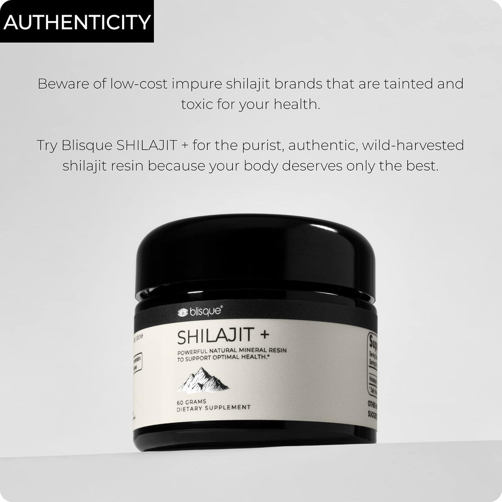 Blisque Shilajit for enhanced performance