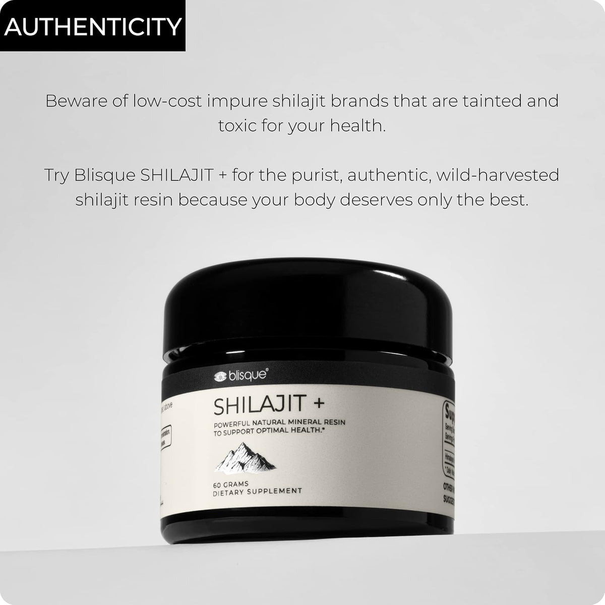 Blisque Shilajit for enhanced performance