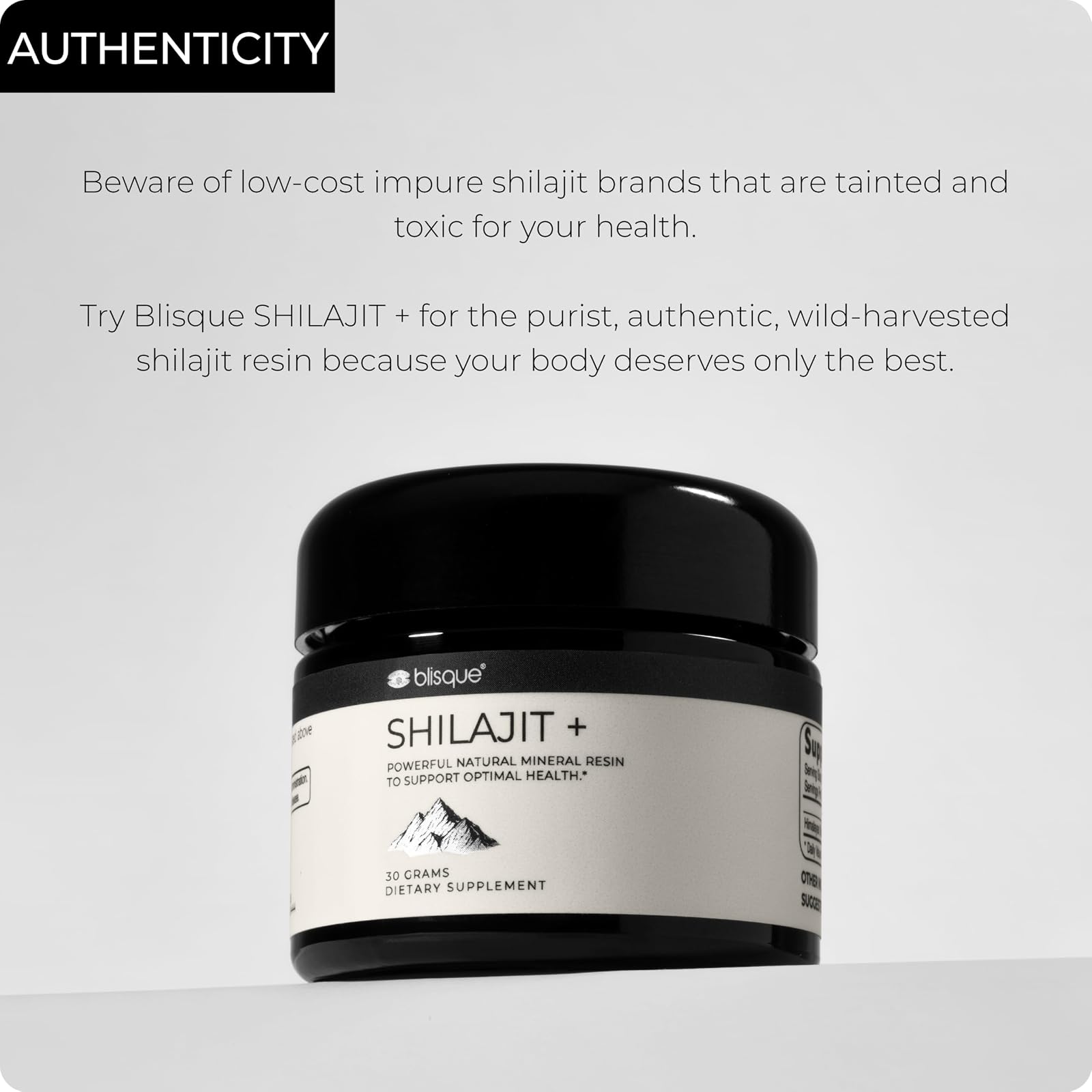 Blisque shilajit for mental clarity