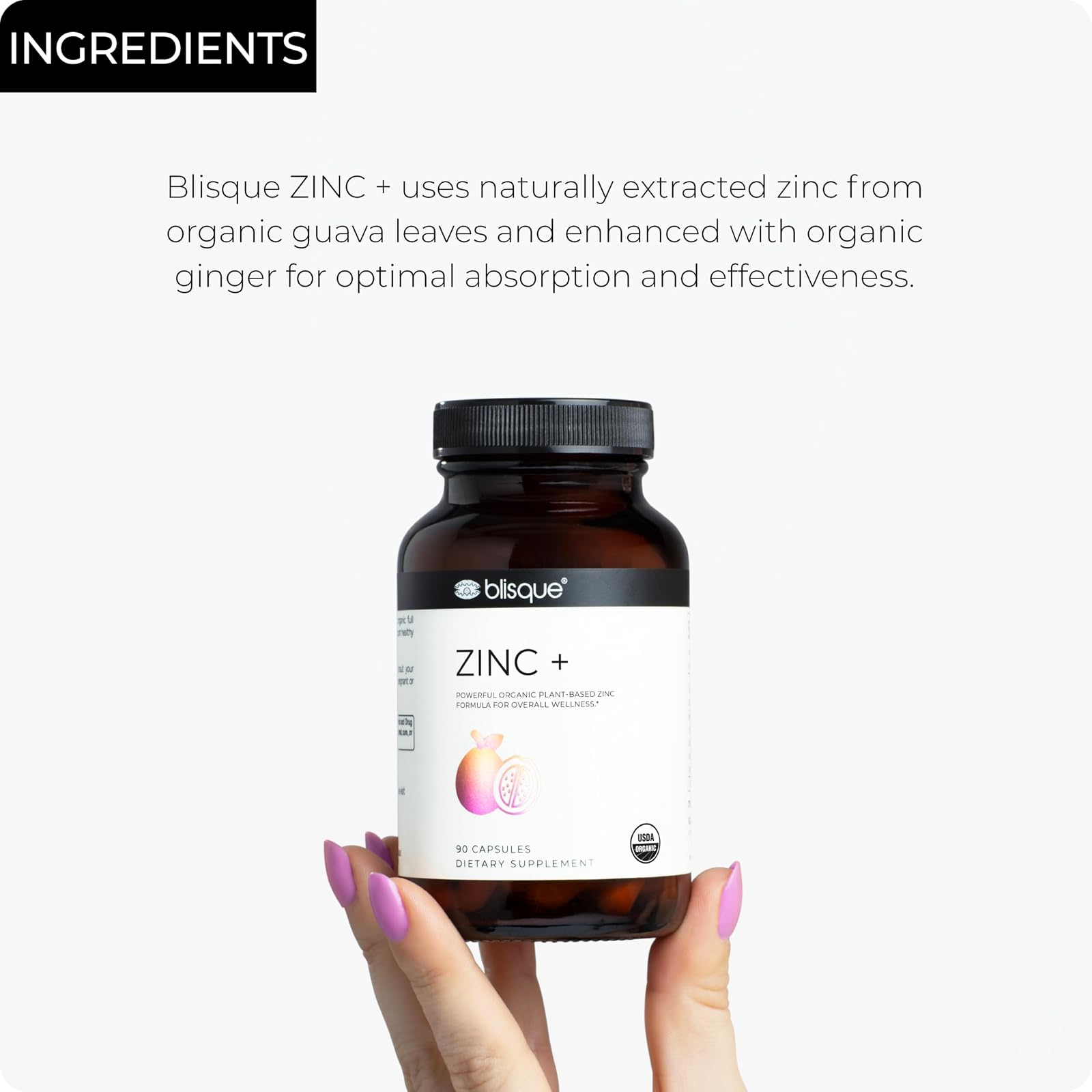 Blisque zinc for daily wellness