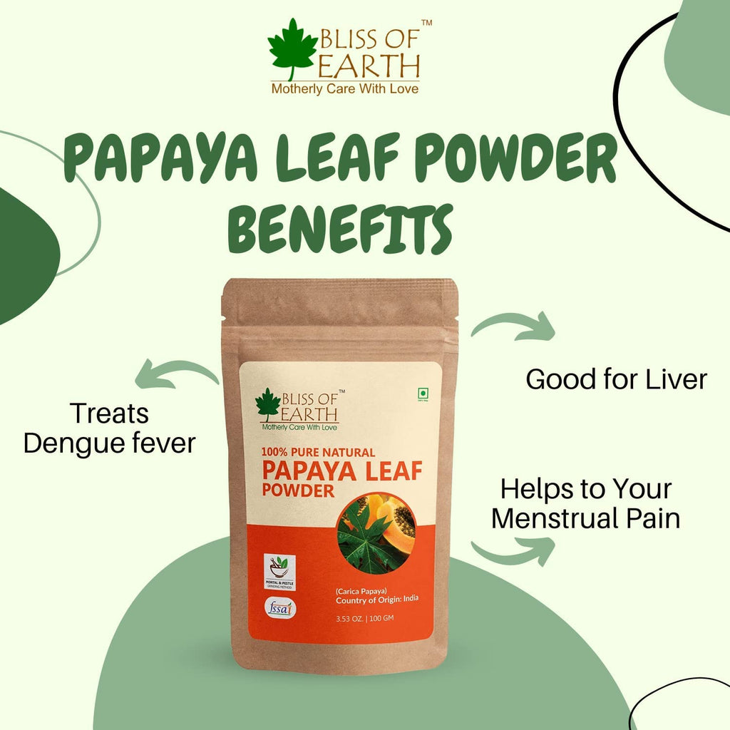 Bliss papaya leaf for skin health