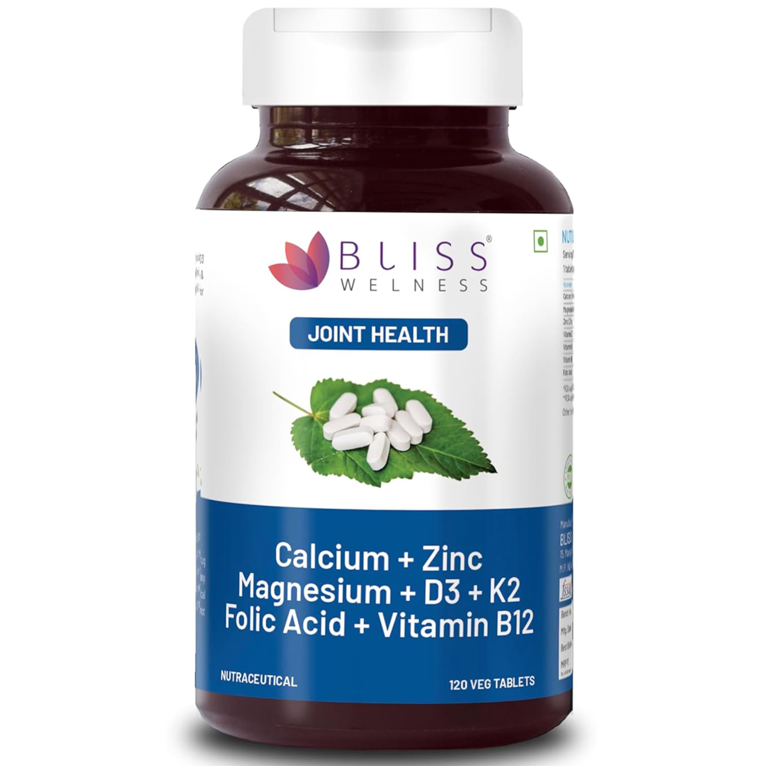 Bliss Wellness calcium supplement for bones