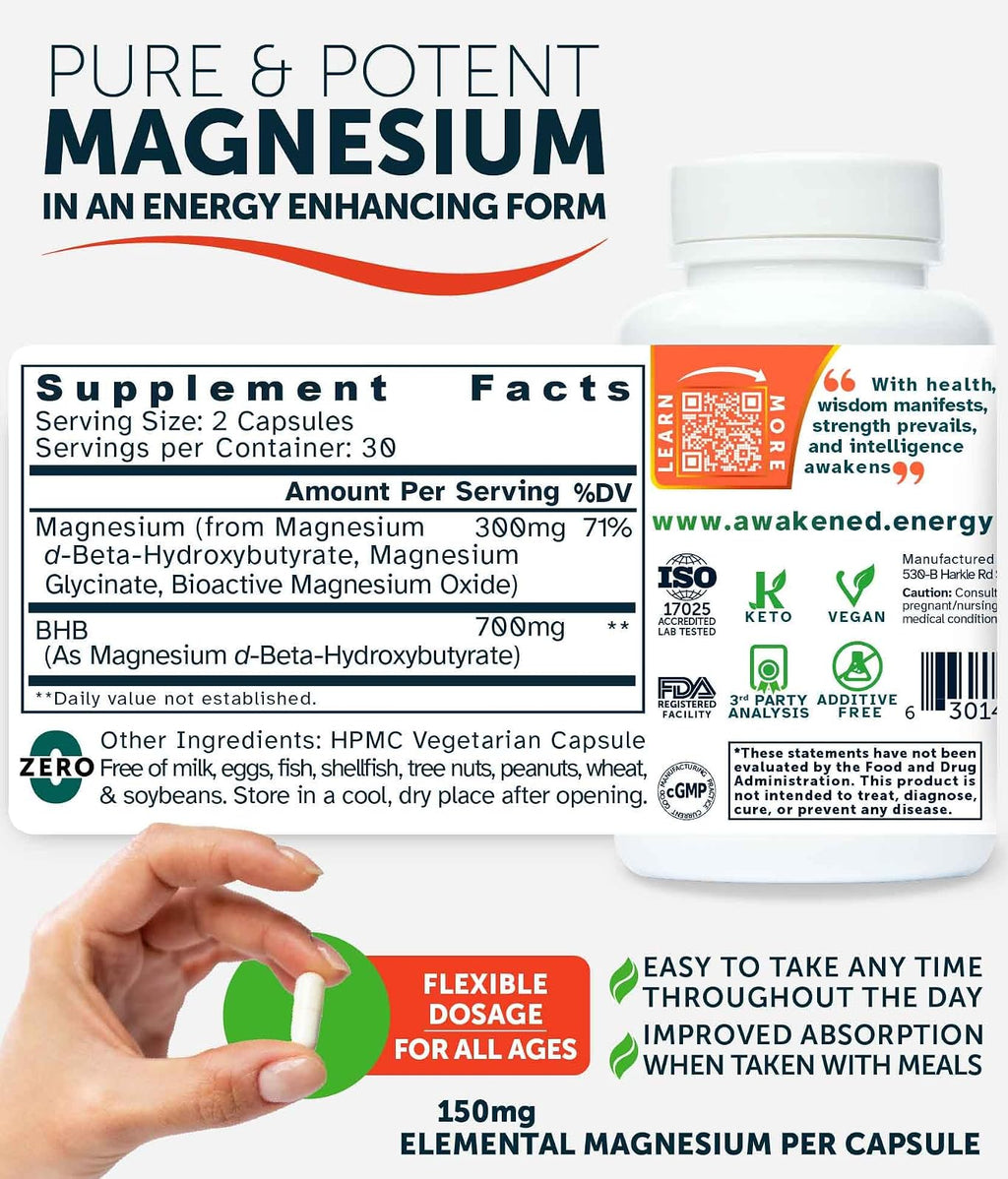 Blissful magnesium capsules for daily wellness