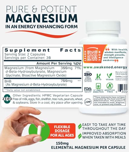 Blissful MitoMag vegan health supplement