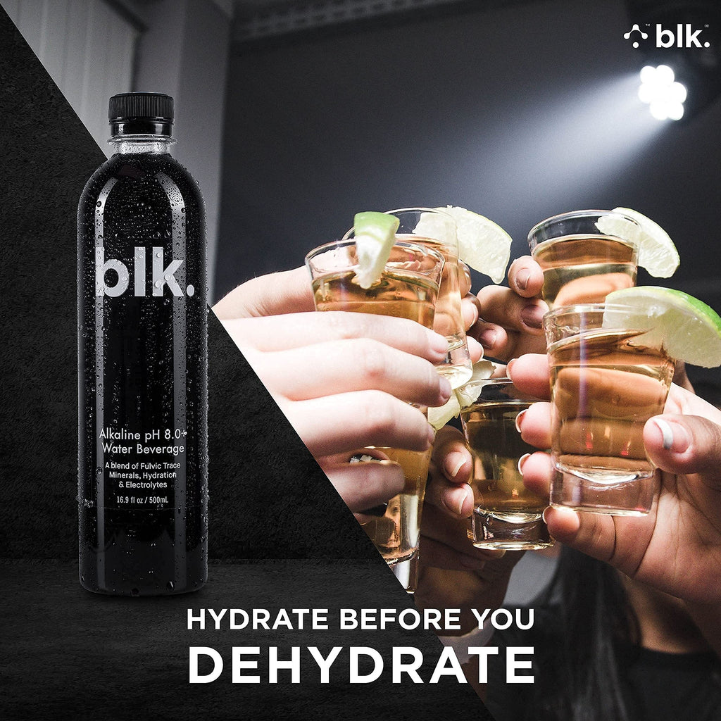 blk. water with electrolytes for recovery