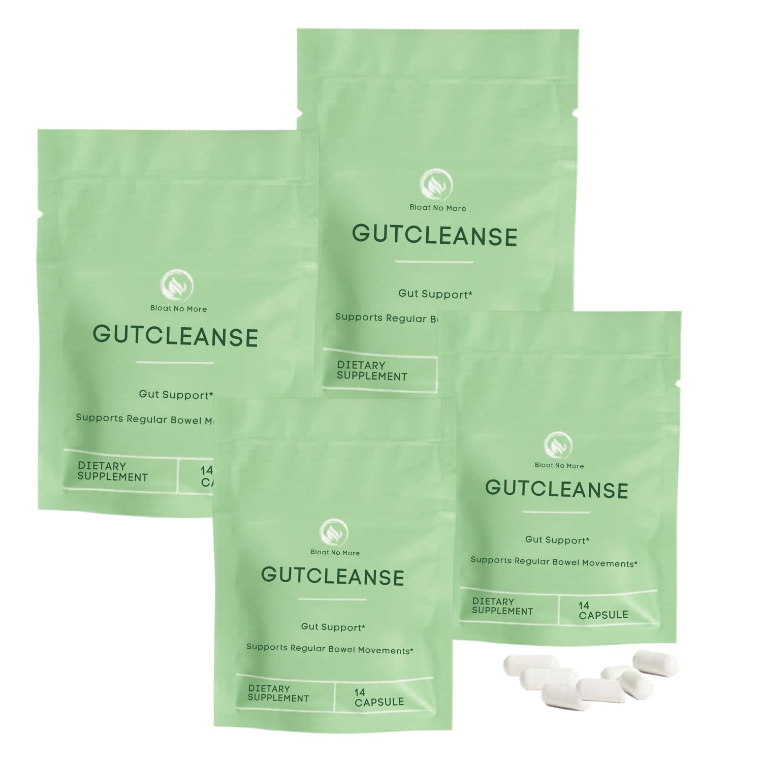 Bloat No More gut cleanse capsules