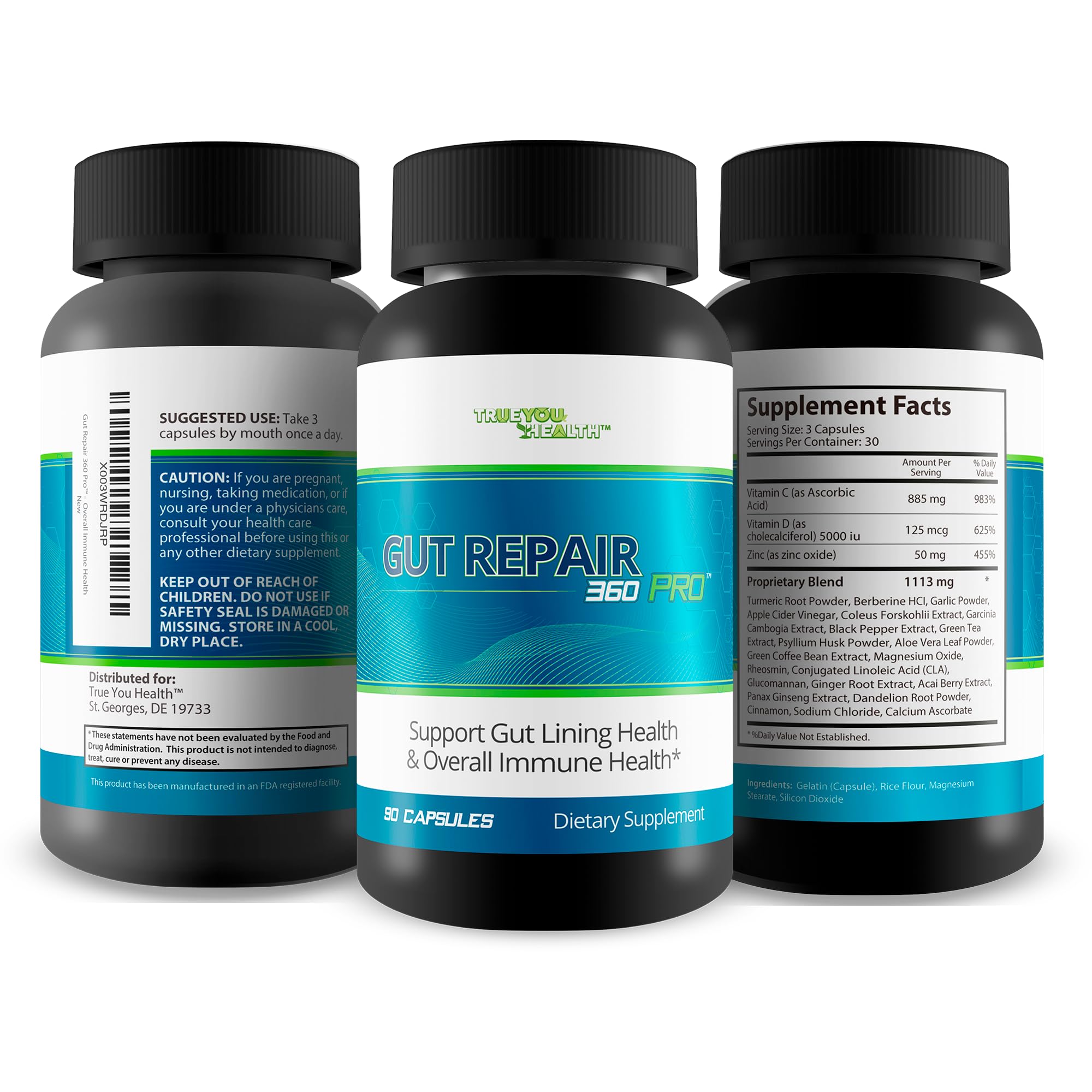 Bloating reduction with Gut Repair 360 Pro