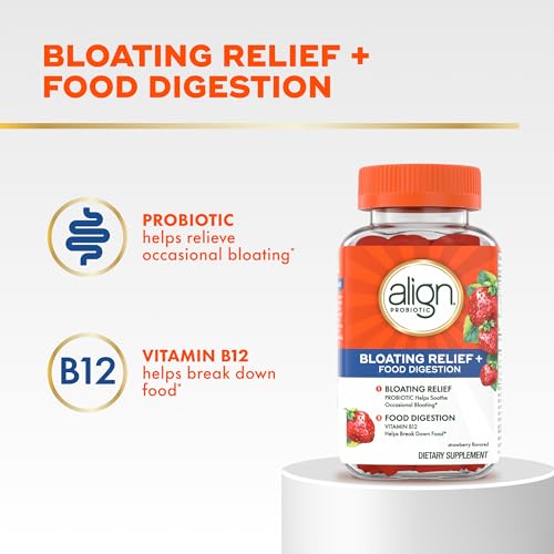 Bloating relief gummies for adults