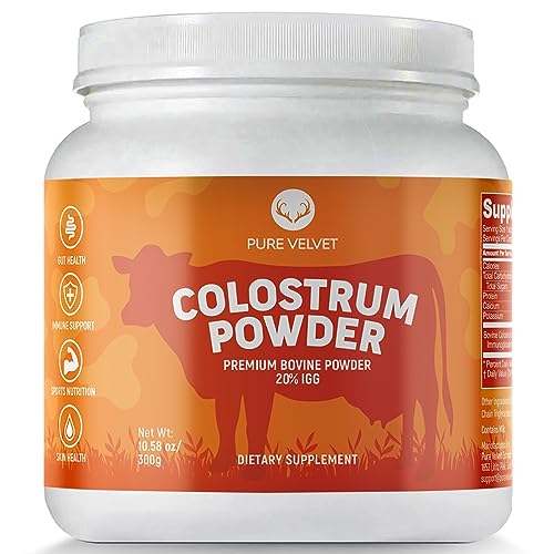Bloating relief with colostrum supplements