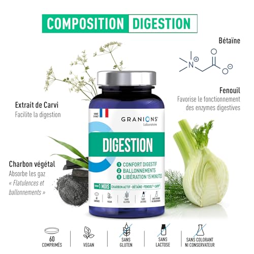 Bloating relief with Granions tablets