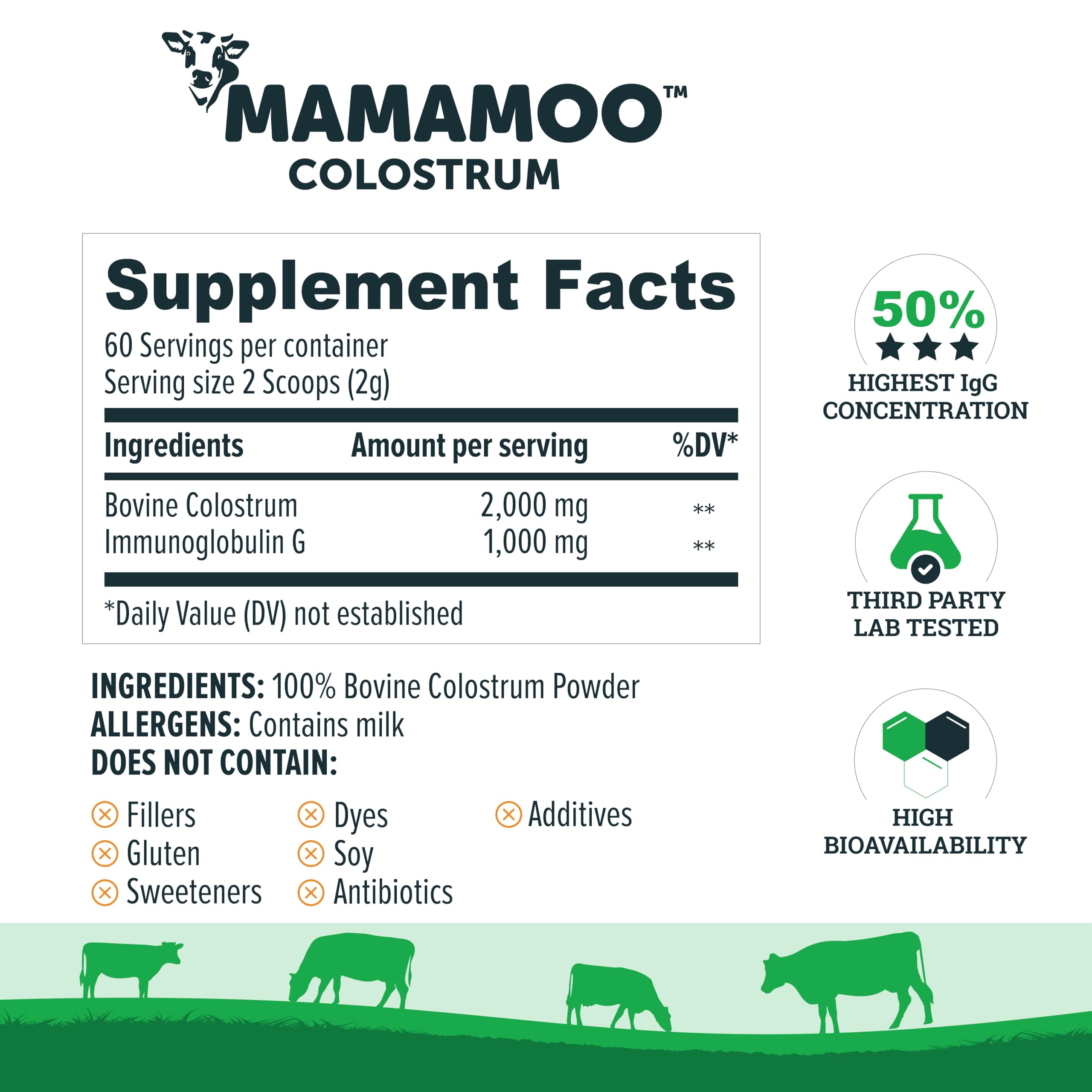 bloating relief with MamaMoo colostrum