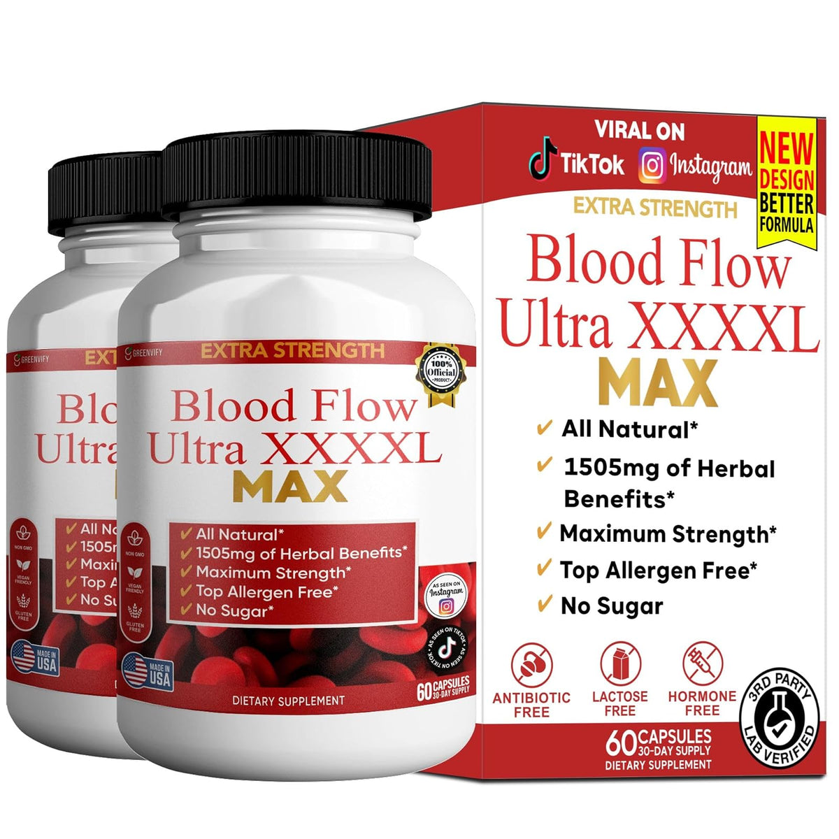 Blood Flow Ultra Maca Root capsules