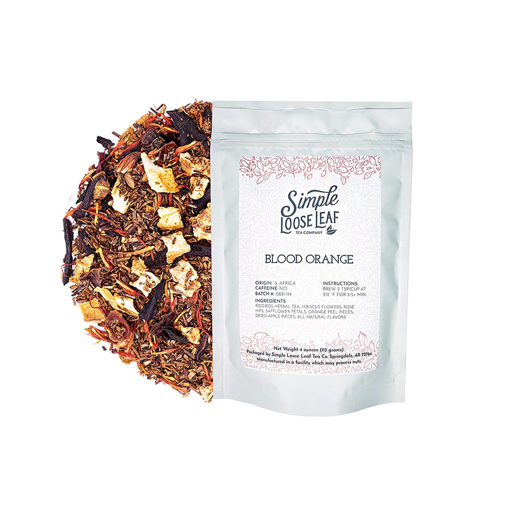 blood orange herbal tea blend