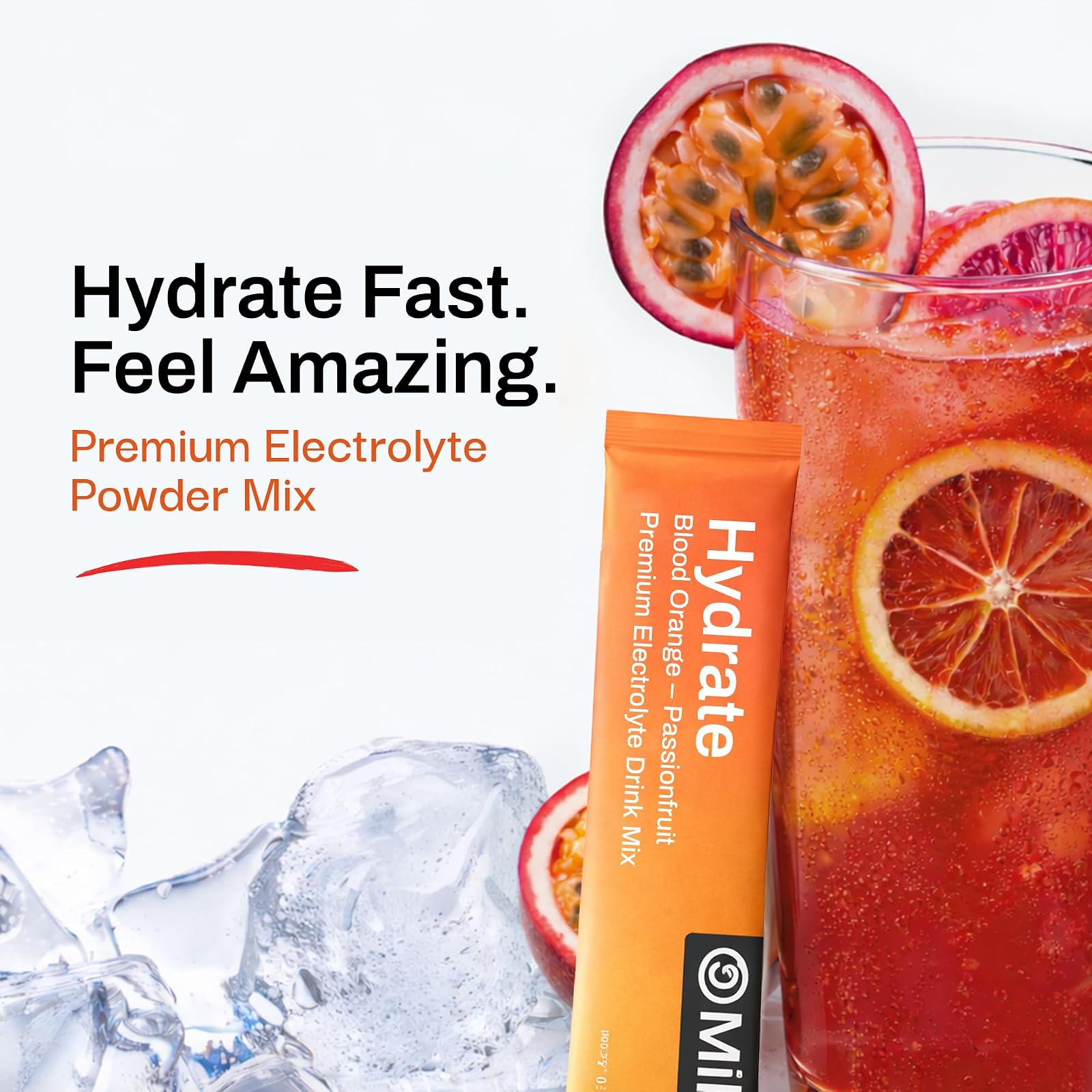 Blood orange passionfruit drink mix