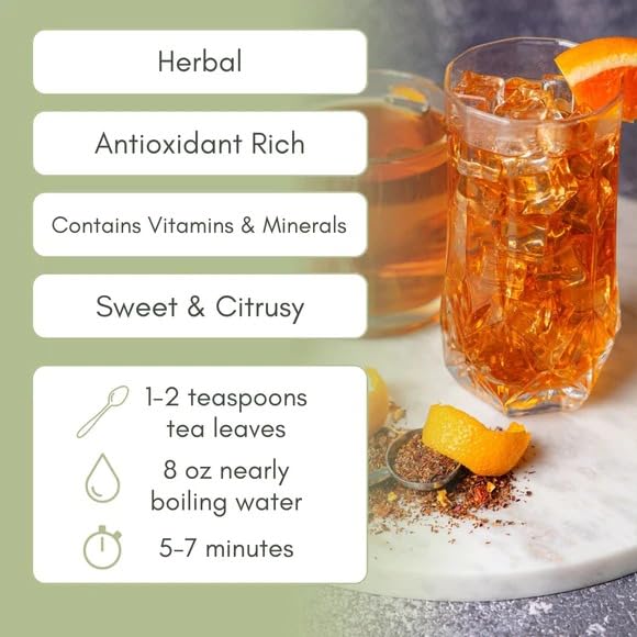 blood orange rooibos tea for wellness