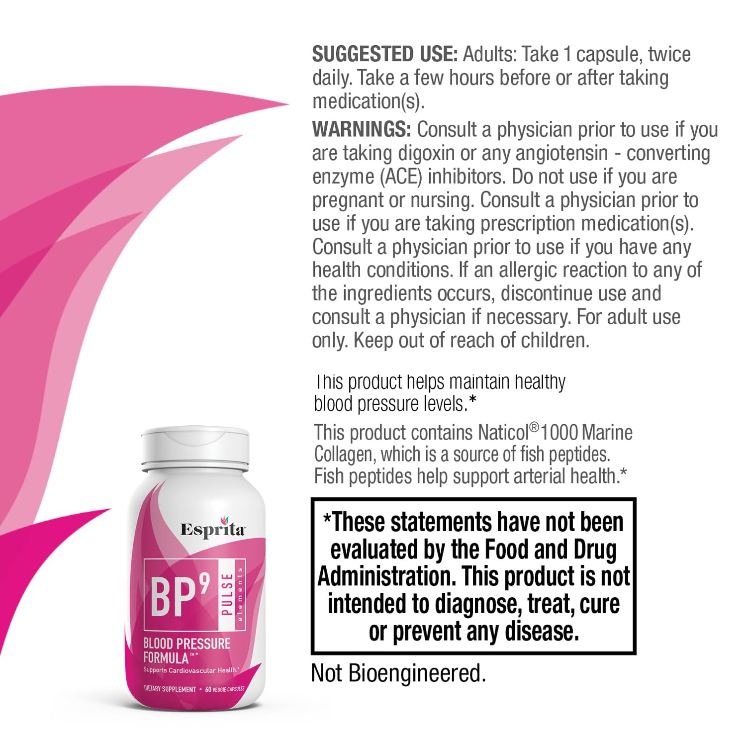 blood pressure formula with vitamins