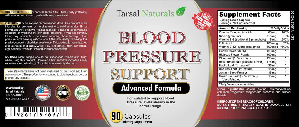 blood pressure health capsules for daily use