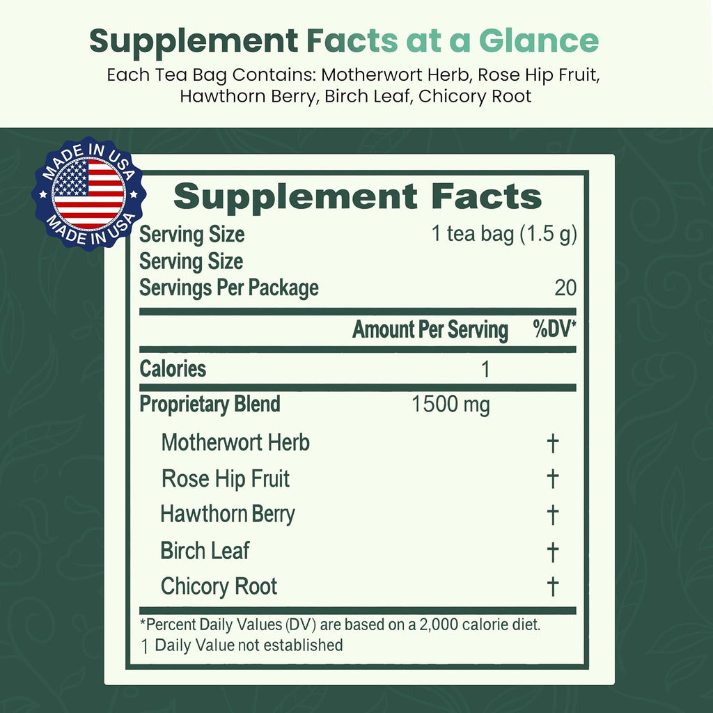 blood pressure support herbal tea blend