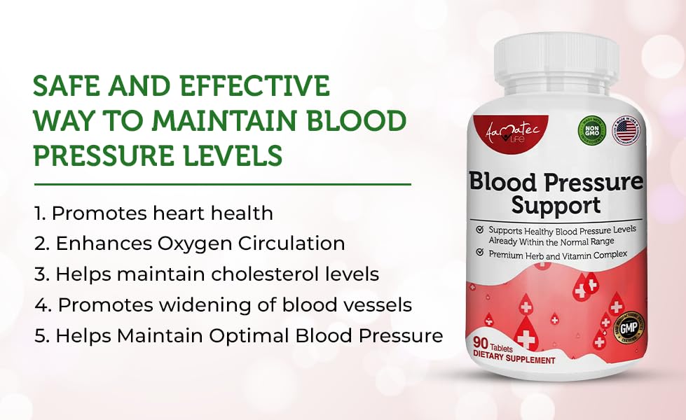 Blood Pressure Support multivitamin for seniors health