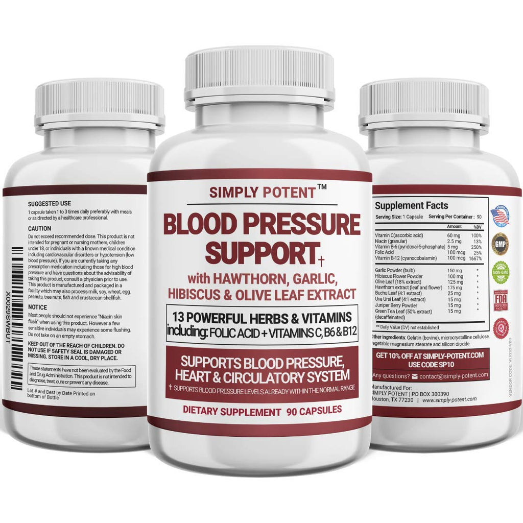 Blood Pressure Support multivitamins for adults
