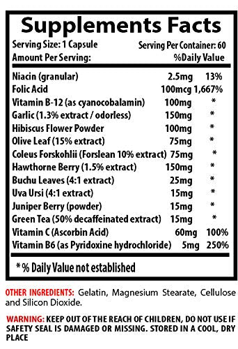 Blood pressure support with echinacea