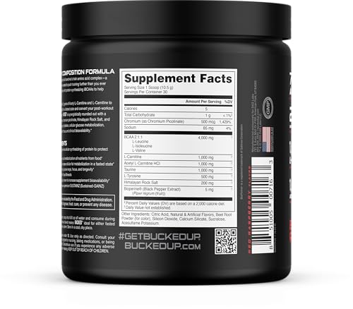 Blood Raz flavour BCAA for workouts