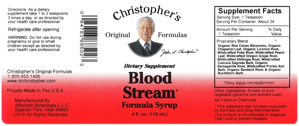 blood stream syrup for wellness