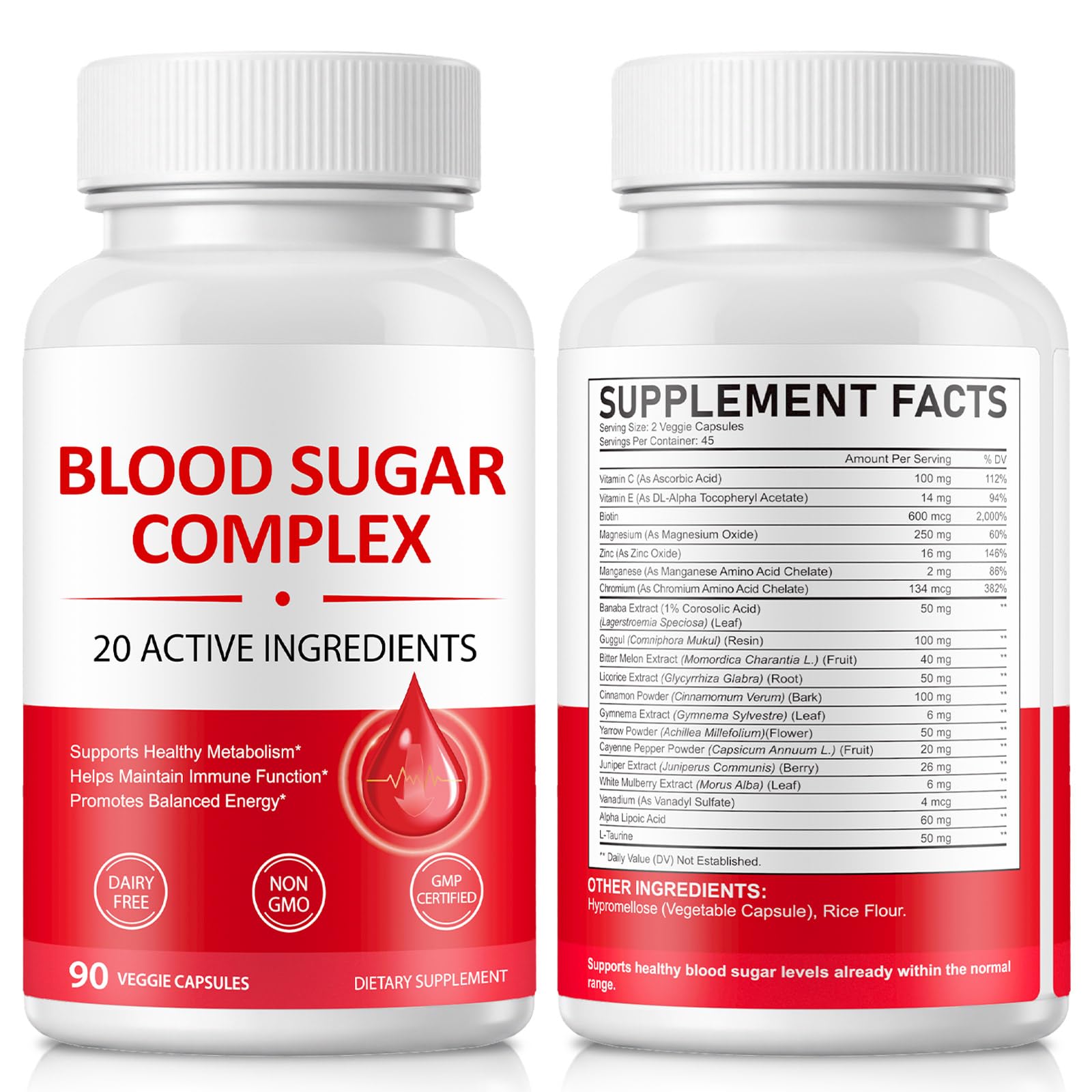 Blood Sugar Complex herbal supplement