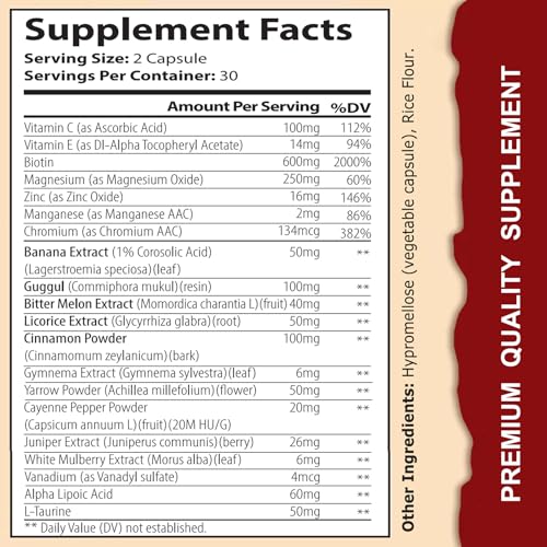 Blood Sugar Complex multivitamin for seniors