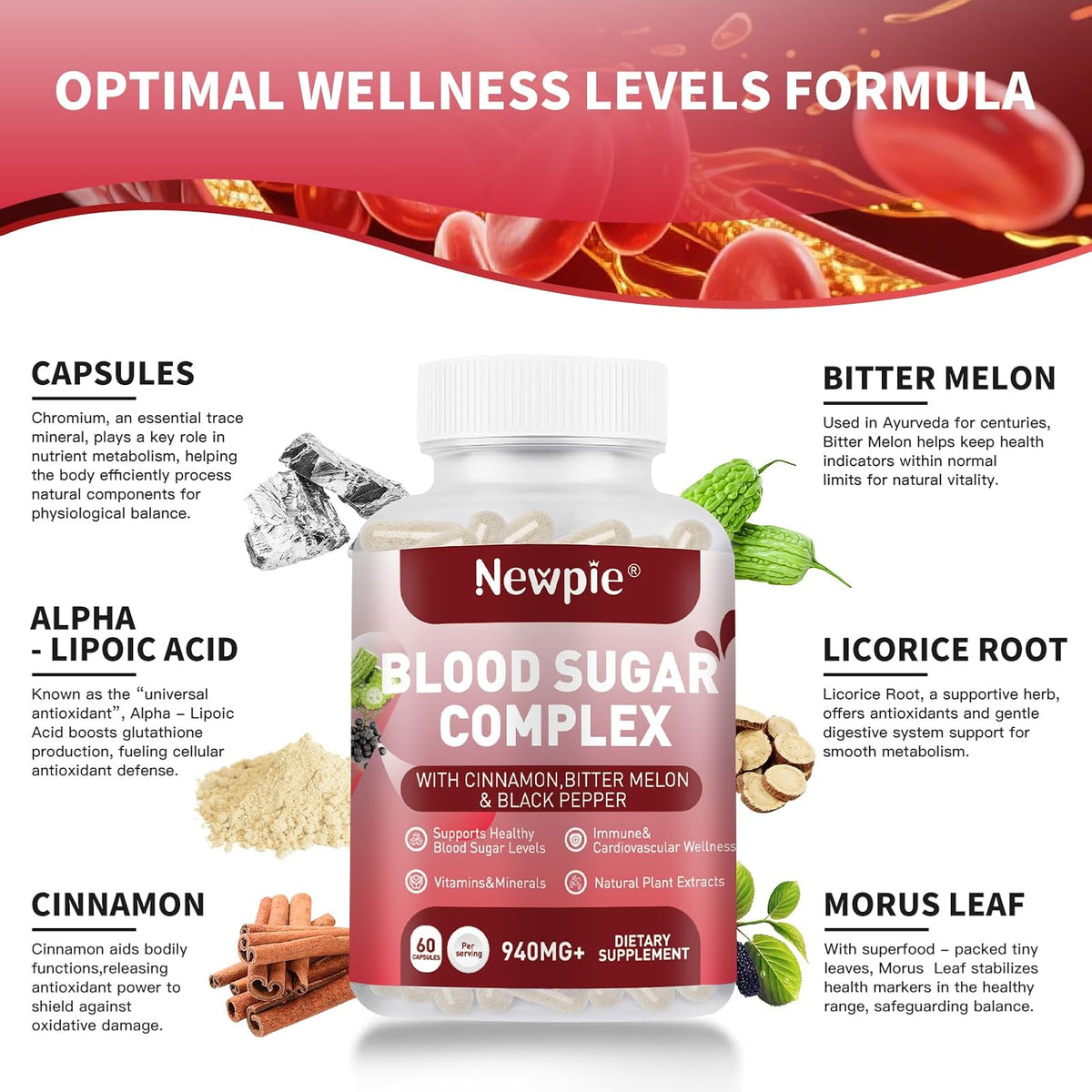 Blood Sugar Complex whole food multivitamin