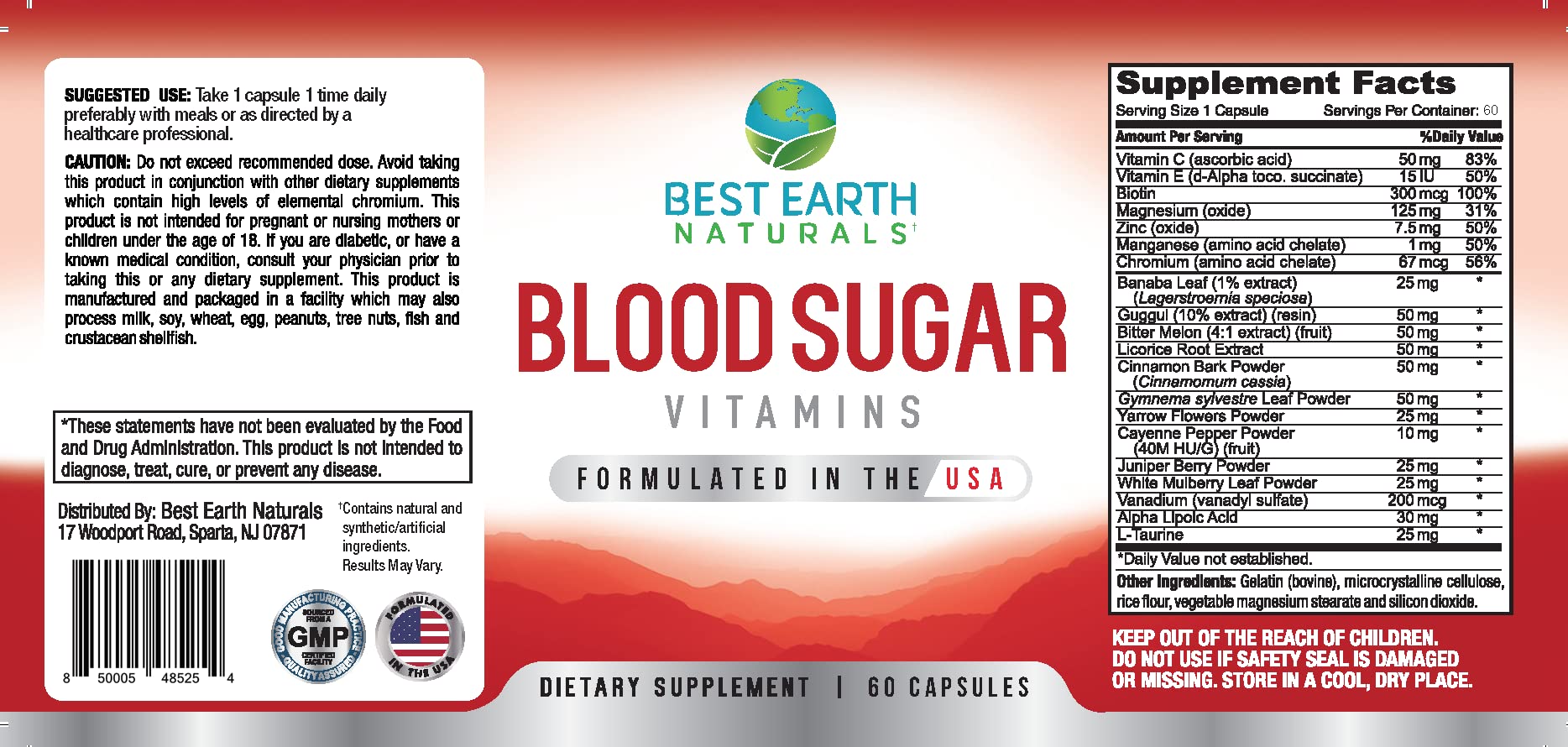blood sugar support vitamin blend