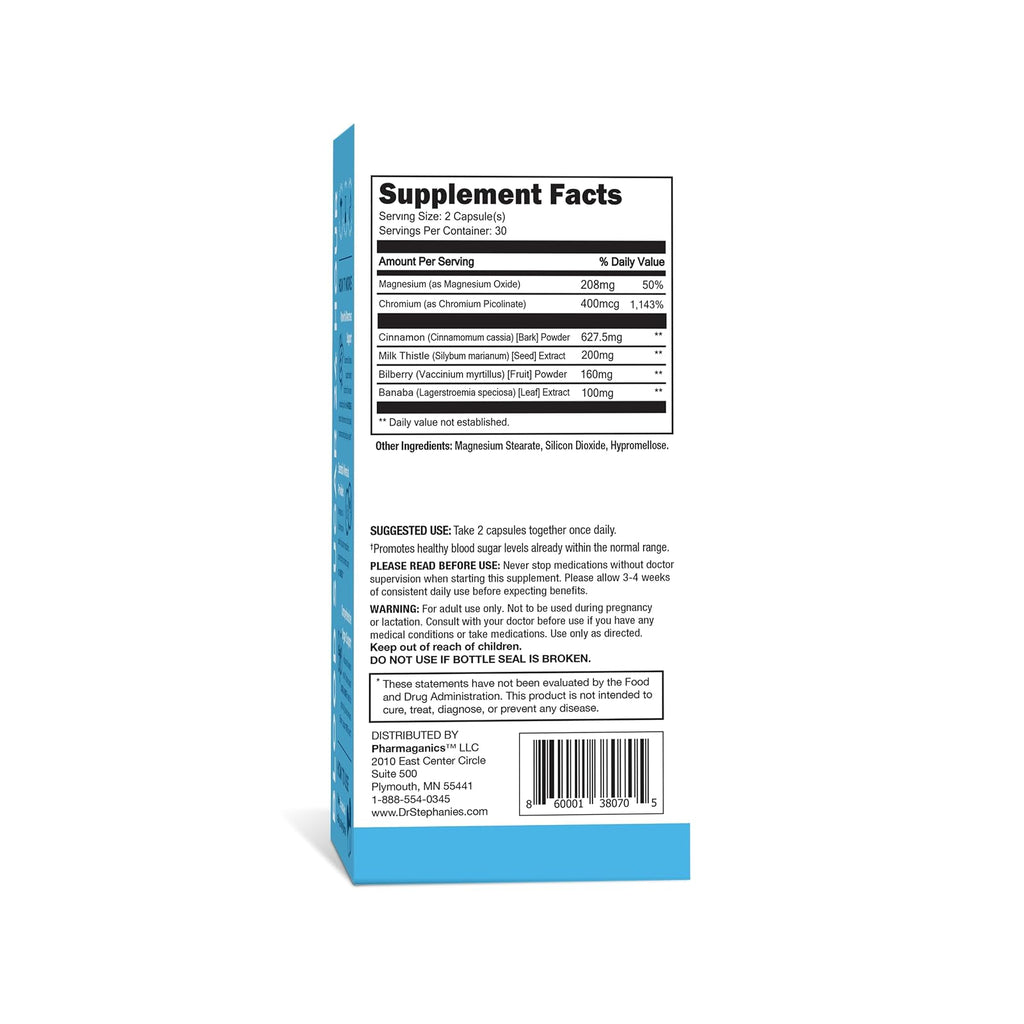 Blood Sugar whole food multivitamin capsules