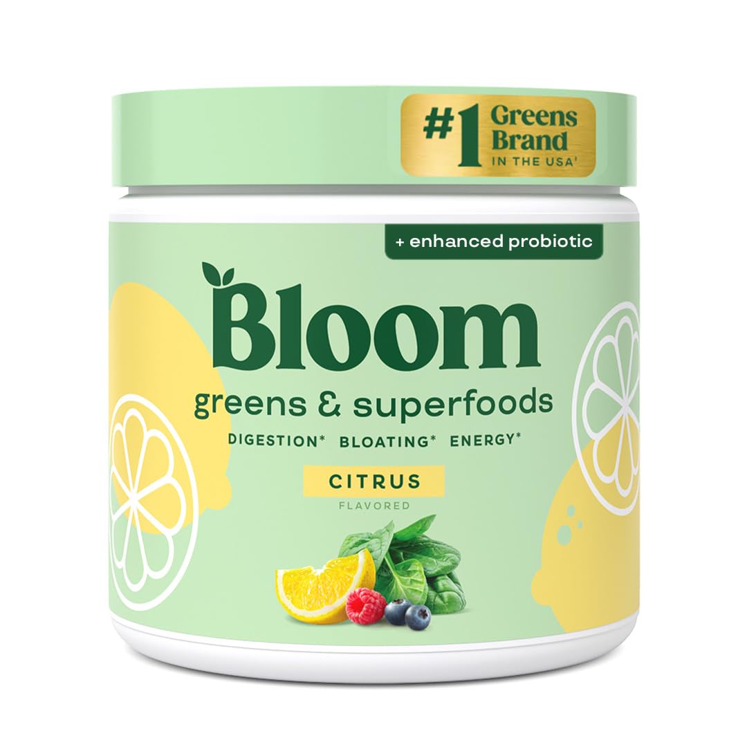 Bloom Nutrition greens powders for energy