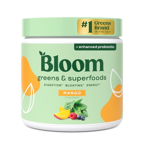 Bloom Nutrition mango greens powder