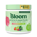 Bloom Nutrition strawberry kiwi greens powders