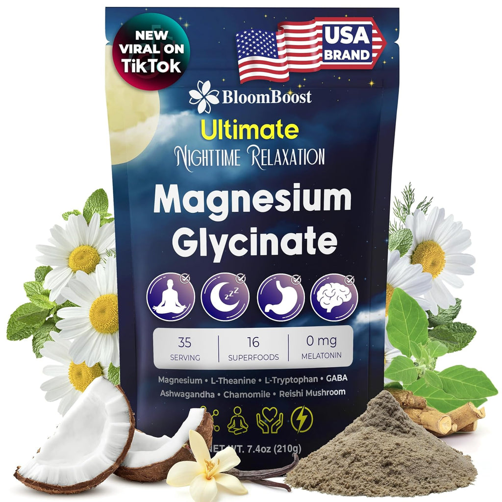 BloomBoost magnesium glycinate powder